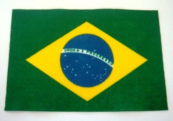 Mini Bandeira Brasil p/ costurar - Bandeiras